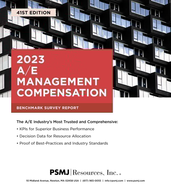 PSMJ’s 2023 A/E Staff Compensation Benchmark Survey Report